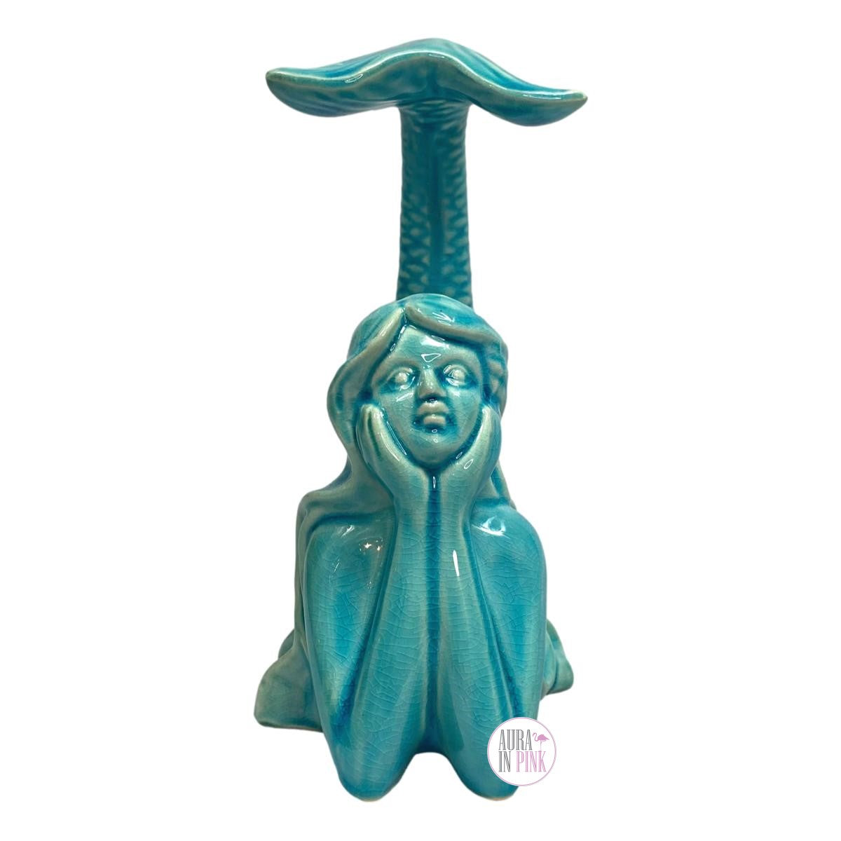 GC Coastal Island Margarita Scented Diffuser Ceramic Aqua Mermaid Déco ...