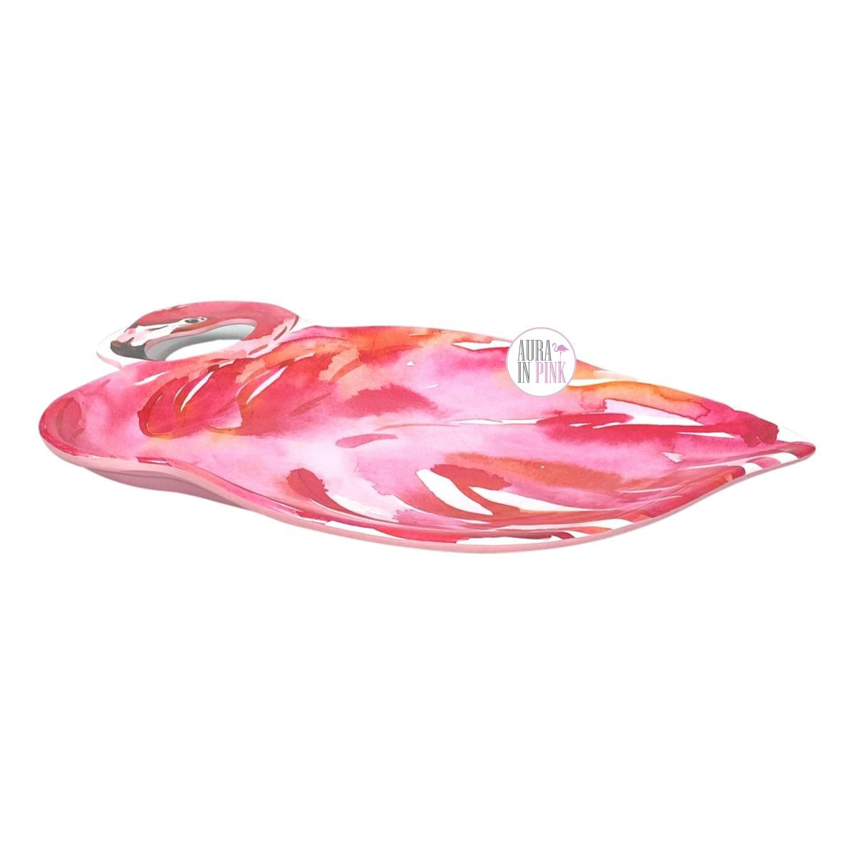 Gorgeous Large Pink Flamingo Melamine Platter Tray – Aura In Pink Inc.
