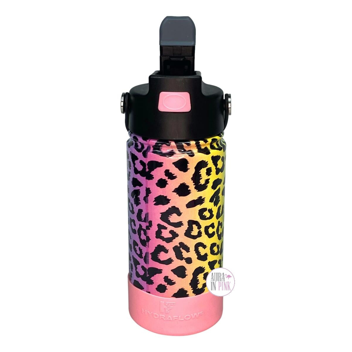 Hydraflow Hybrid Pastel Rainbow Cheetah Print Stainless Steel Triple W ...