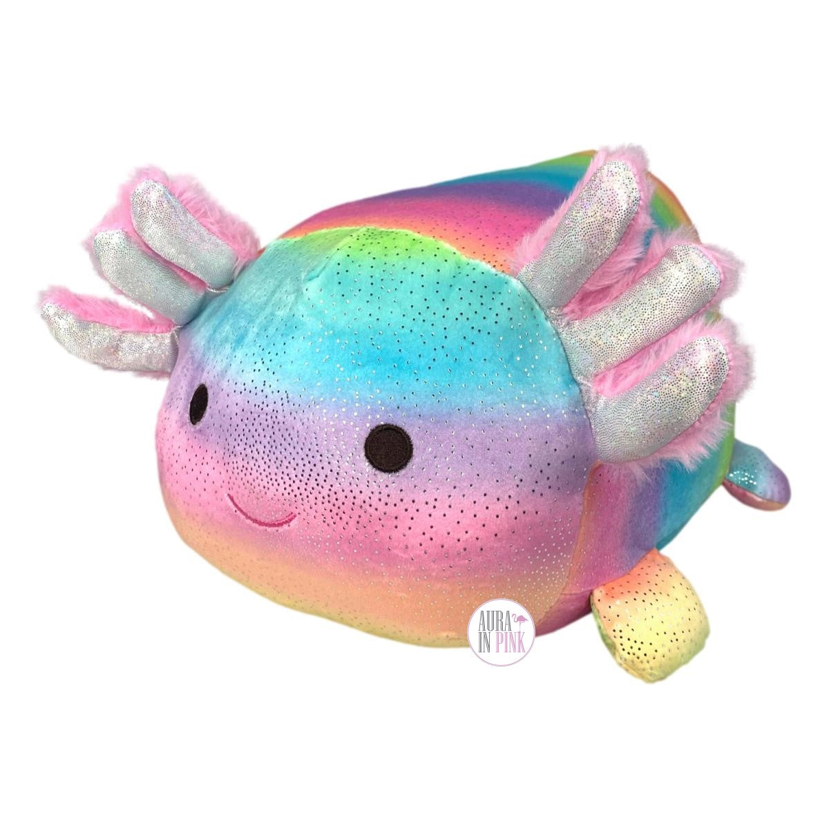 Linzy Toys Smoochy Pals Super Soft Plush Large Silver Speckled Pastel ...