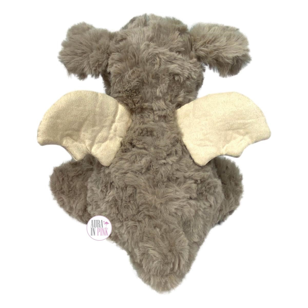 Nandog Pet Gear Brown Winged Dragon Squeaky Plush Dog Toy – Aura In ...