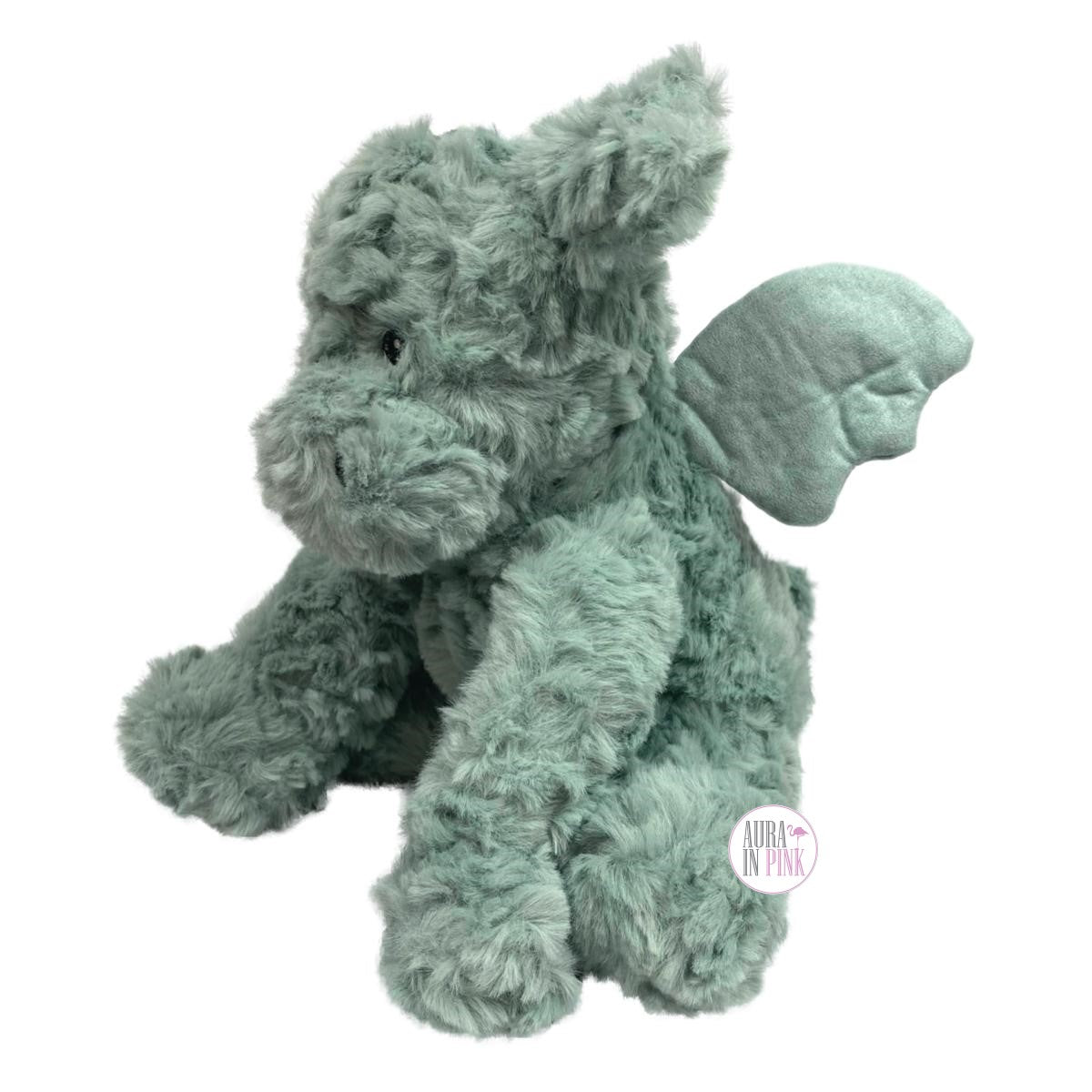 Nandog Pet Gear Sage Green Winged Dragon Squeaky Plush Dog Toy – Aura ...