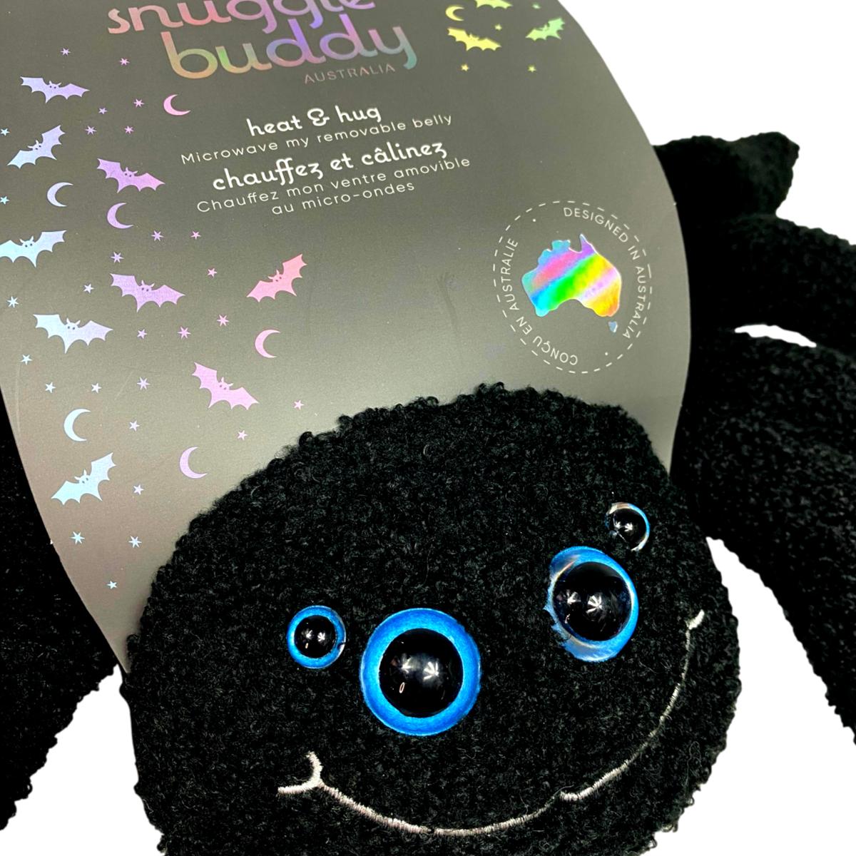 Snuggle Buddy Australia Black Spider Heat & Hug Tourmaline Bead Heatab ...