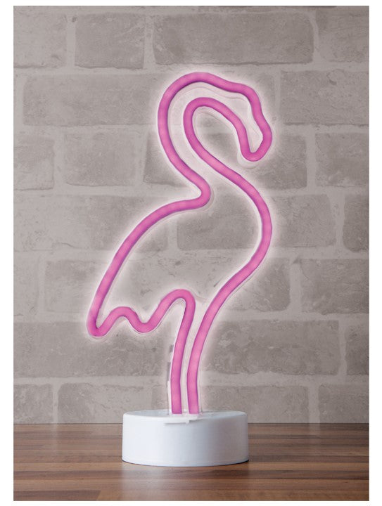 Deco Lite Tabletop LED Neon Light - Pink Flamingo – Aura In Pink Inc.