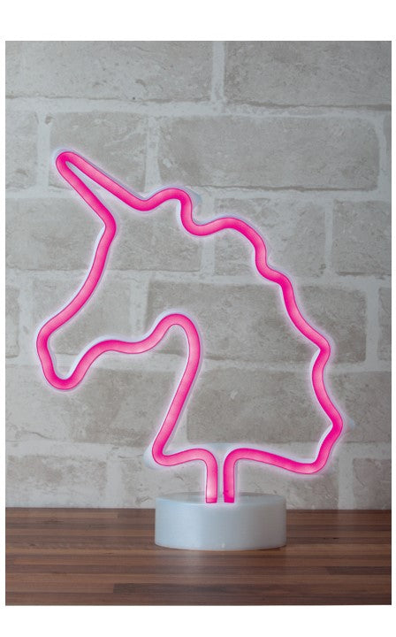 Deco Lite Tabletop LED Neon Light - Pink Unicorn – Aura In Pink Inc.