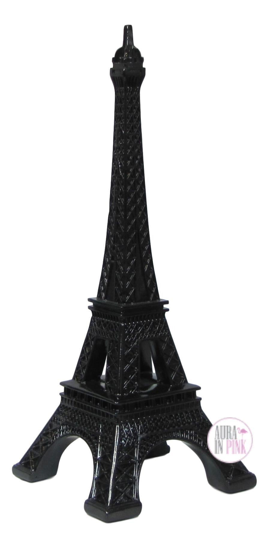 Three Hands Corp Black, White & Gold Glossy Eiffel Tower Statue Décor ...