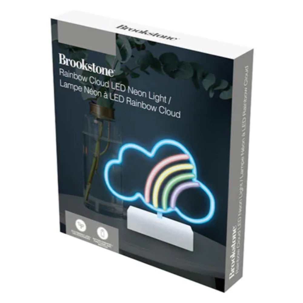 Brookstone Rainbow Cloud Tabletop LED Neon Lamp Light – Aura In Pink Inc.