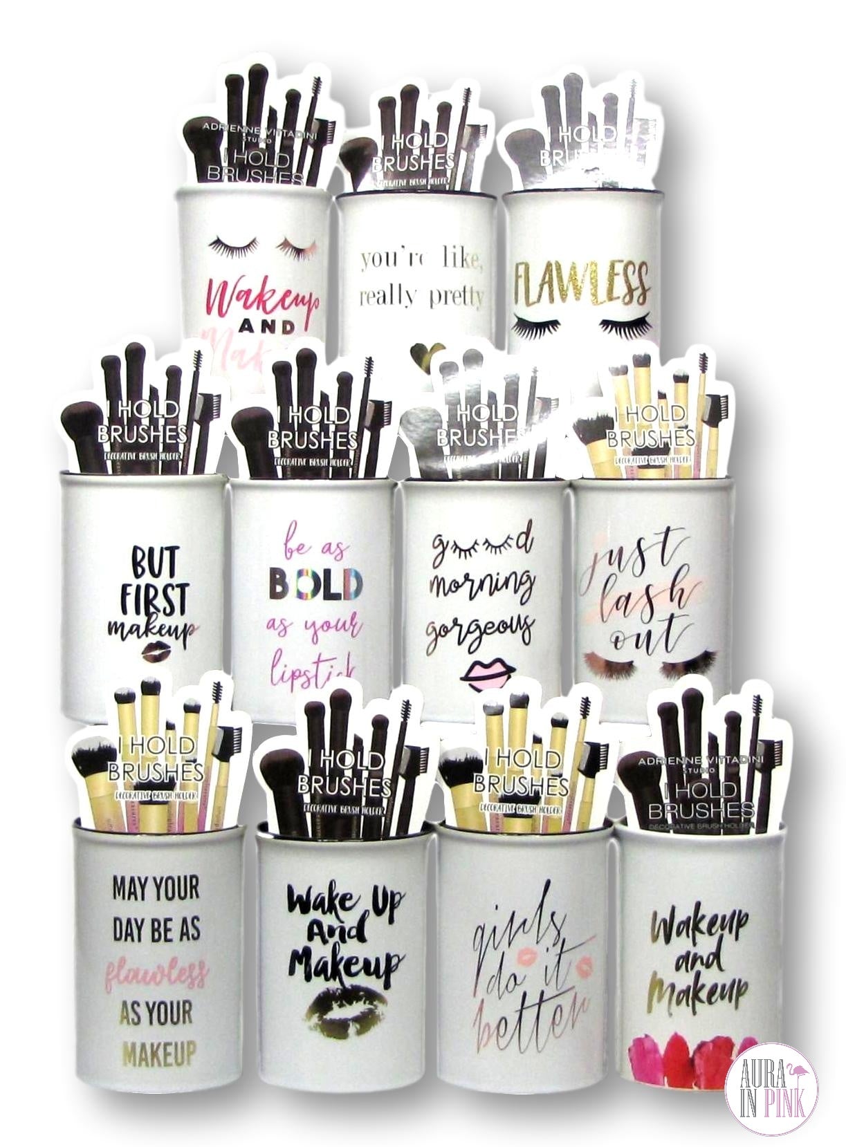 makeup brush holder ceramic