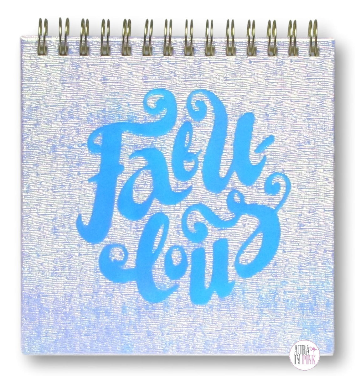 Fabulous Iridescent Spiral-Bound Notebook – Aura In Pink Inc.