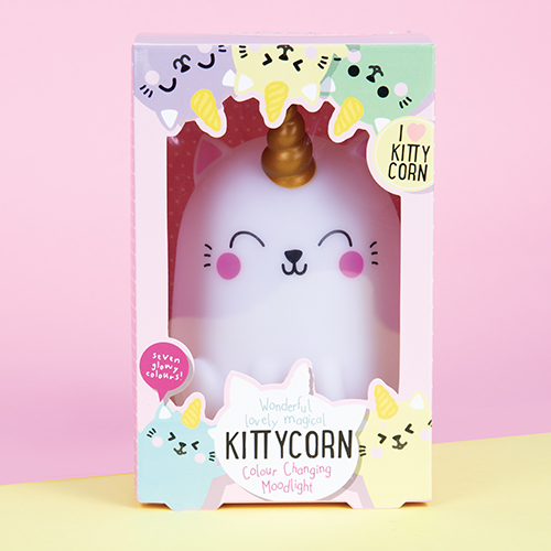 Fizz Creations Kittycorn Color Changing LED Mood Light – Aura In Pink Inc.