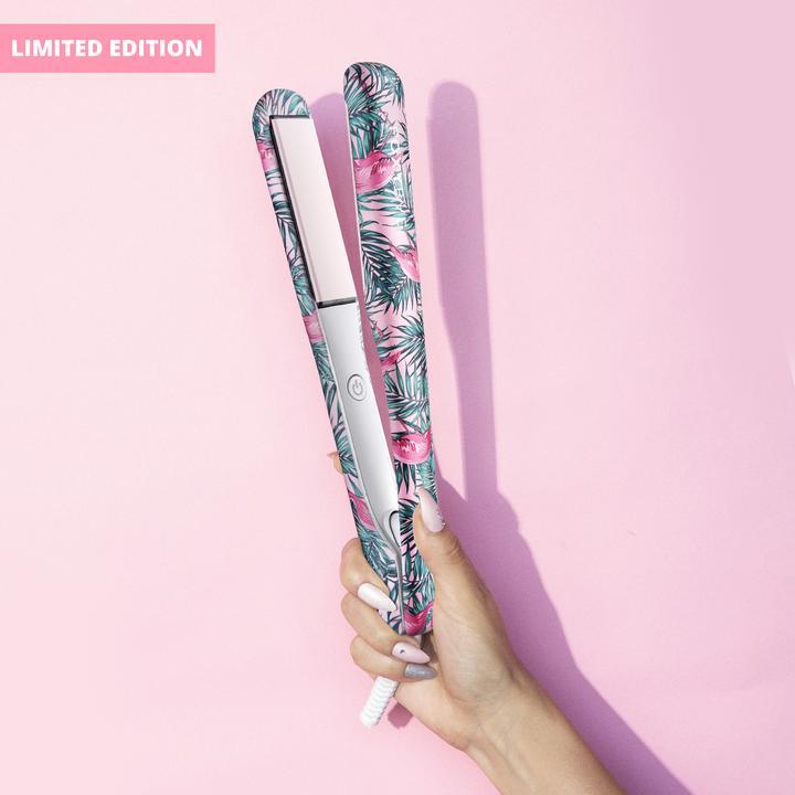 Foxy Bae Limited Edition Hot Tropic Flamingo Flat Iron – Aura In Pink Inc.