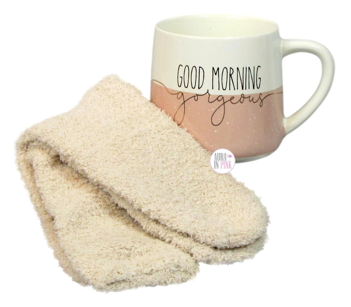 Frankie Grey Coffee Mug & Reading Socks Boxed Sets – Aura In Pink Inc.