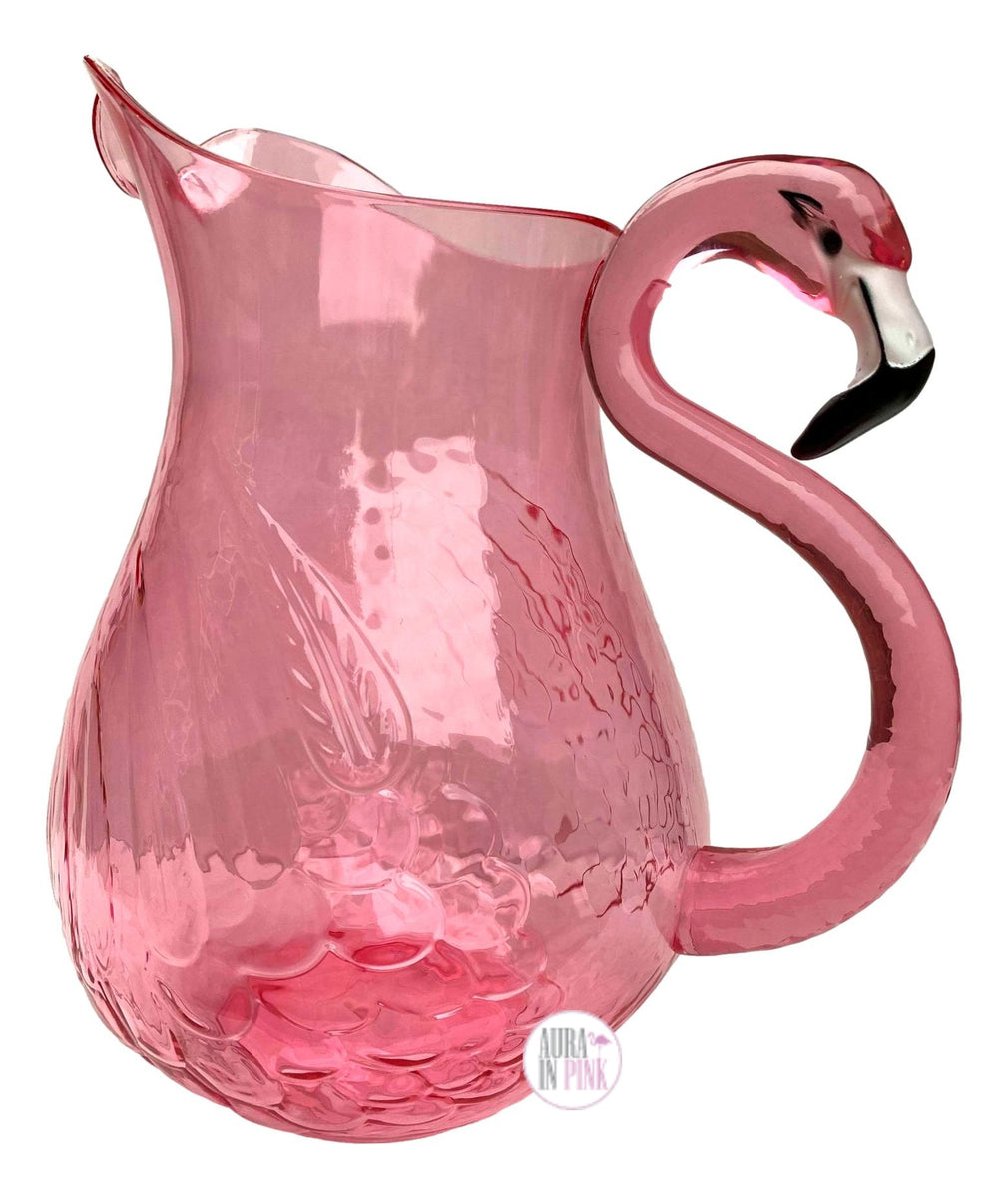 Gorgeous Pink Flamingo Acrylic Pitcher – Aura In Pink Inc.