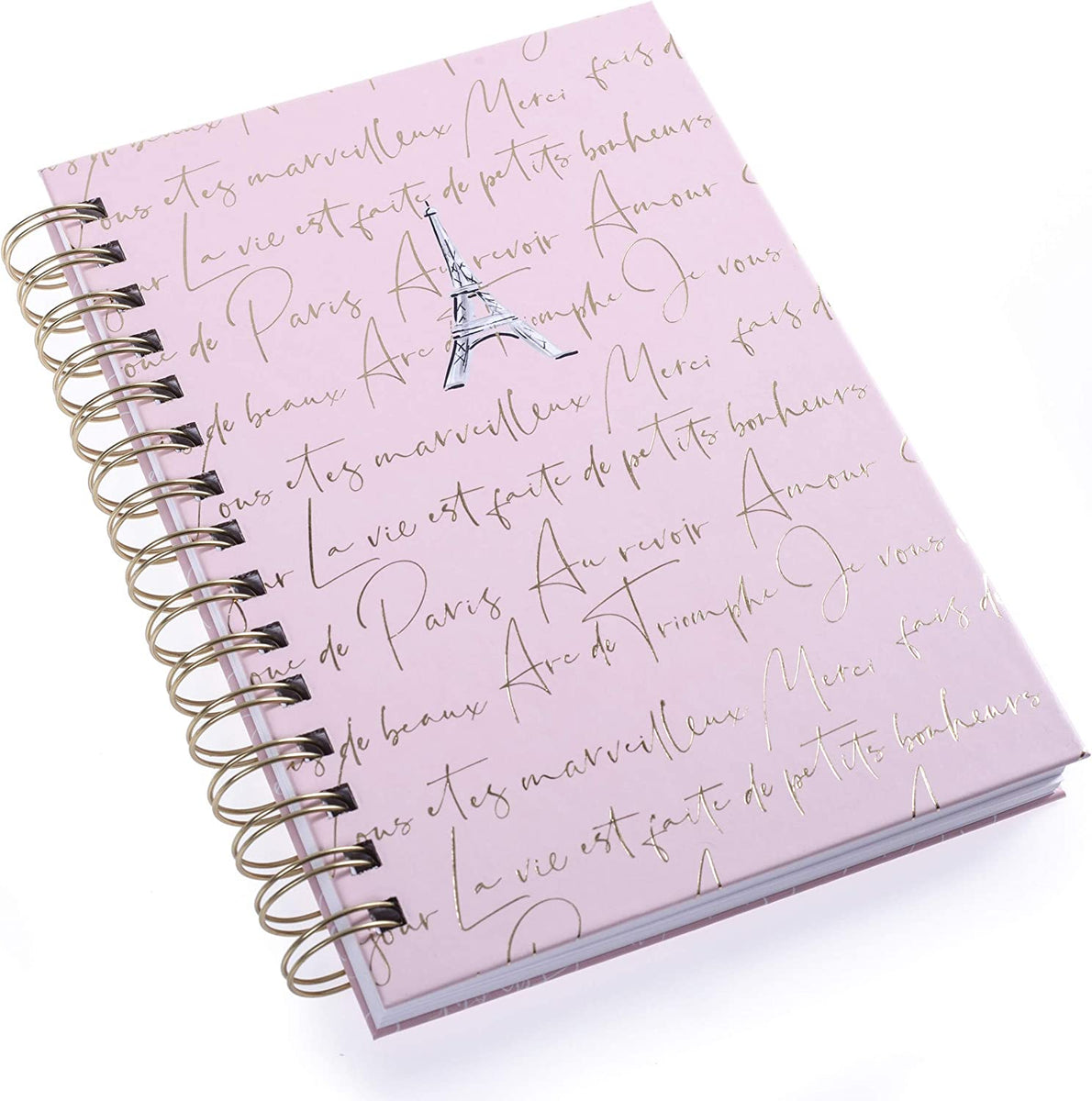 Graphique De France Meet Me In Paris Eiffel Tower Gold Scripted Blush ...