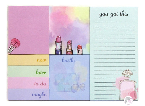 Hello Beautiful Inspirational Pastel Sticky Note Collection – Aura In ...
