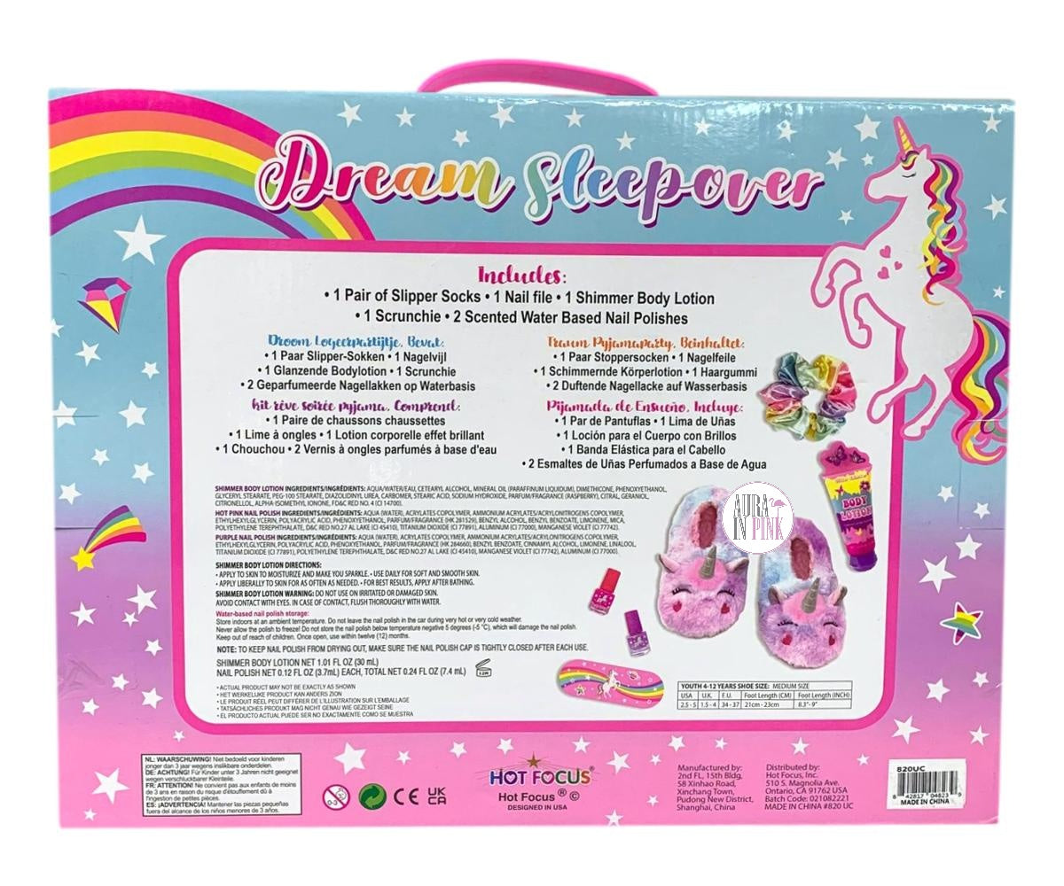 Hot Focus Dream Sleepover Rainbow Pastel Unicorn Boxed Set – Aura In ...