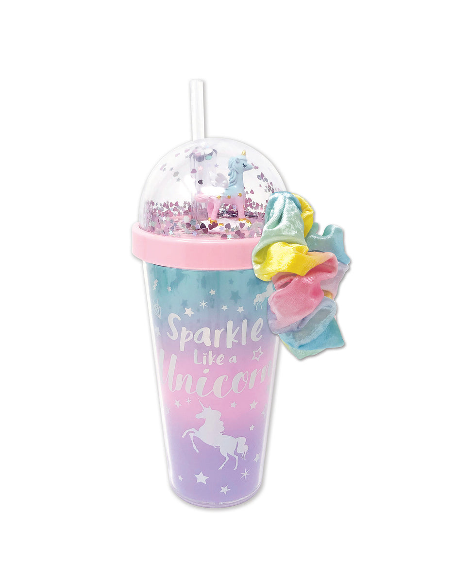 Hot Focus Sparkle Like A Unicorn Insulated Confetti Glitter Dome Tumbl ...