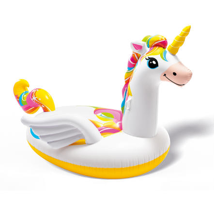 Intex Sand & Summer MEGA Unicorn ISLAND Pegasus Inflatable Pool Float ...