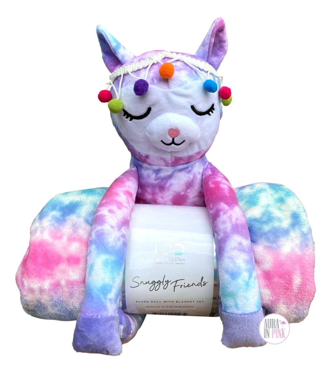 Love 2 Design Snuggly Friends Cinco De Mayo Llama Pastel Plush & 40" X ...