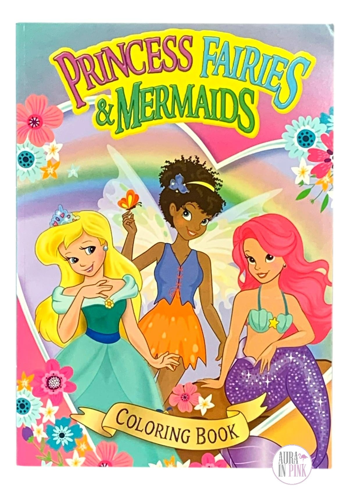 faries and mermaids coloring pages