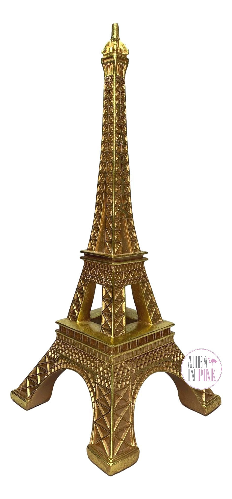 Three Hands Corp Black, White & Gold Glossy Eiffel Tower Statue Décor ...