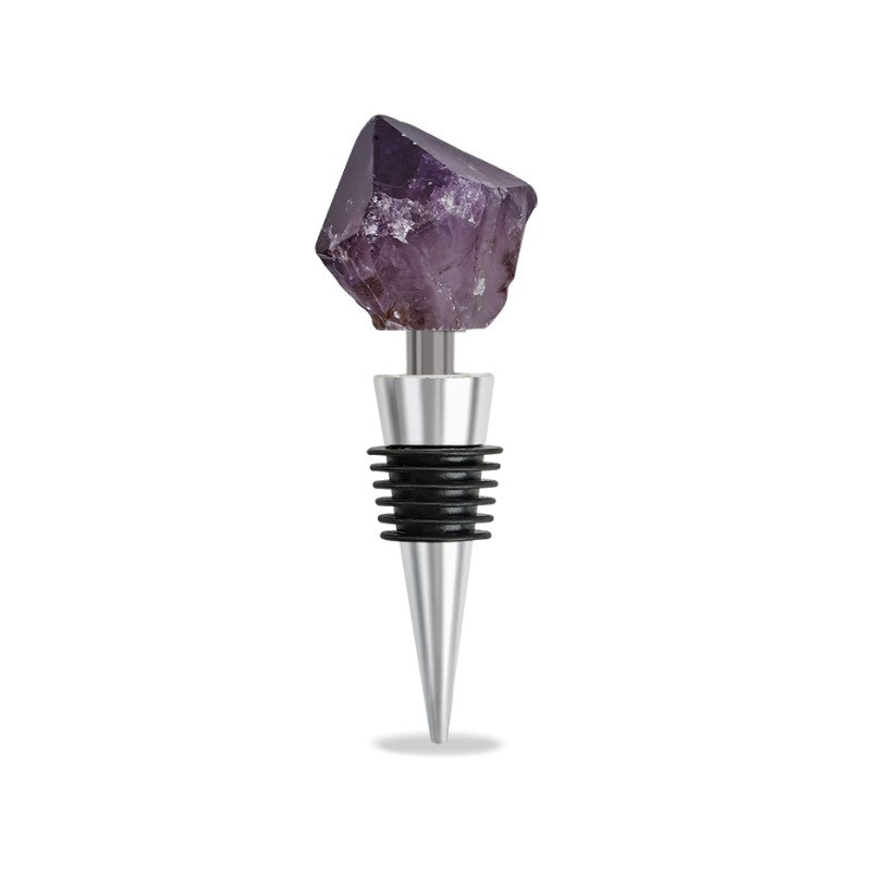 Wild Eye Designs Raw Amethyst Crystal Gemstone Bottle Stopper – Aura In ...